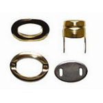 SMALL TWIST LOCK GOLD FINISH